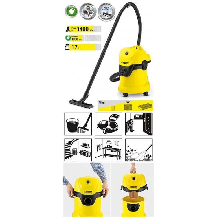 Karcher usisivač za suvo i mokro WD 3 - masineialati.ba - Profesionalni i hobi alati i mašine