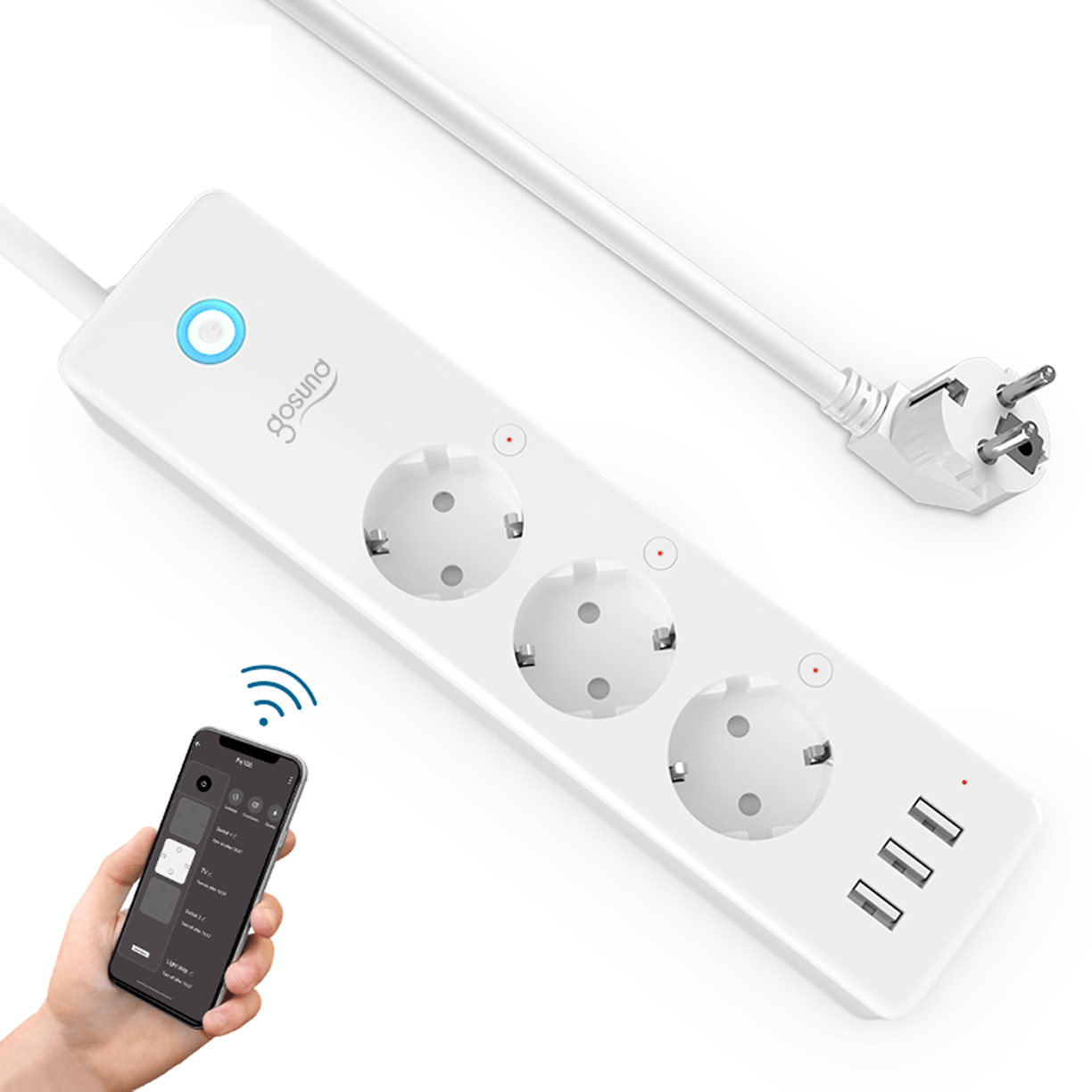 Gosund pametni produžni kabal P1 Smart Power Strip - Mašine i alati